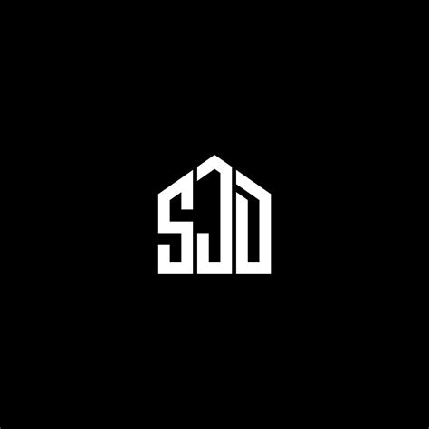 Sjd Letter Logo Design On Black Background Sjd Creative Initials