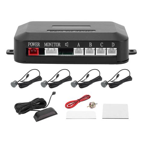 Unique Bargains Auto Vehicle Reverse Backup Radar System Led Distance Display Reverse Parking