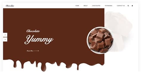 Chocolux Free CSS Template Graphic Fork