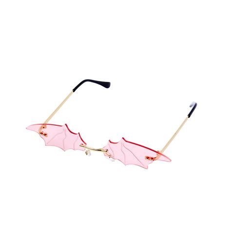 Pink Bat Wing Glasses Cybershop Australia