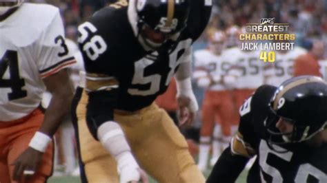 Nfl 100 Greatest Characters Jack Lambert