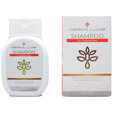 شامپو درمالوکس مخصوص موهای رنگ شده بدون سولفات درمالوکس