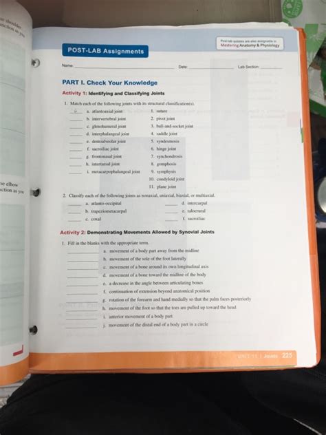 Solved M Post Lab Assignments Part I Check Your Knowledge