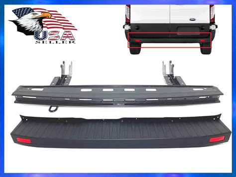 2015 2024 Ford Transit Rear Bumper Wo Sensors Holes W Bracket