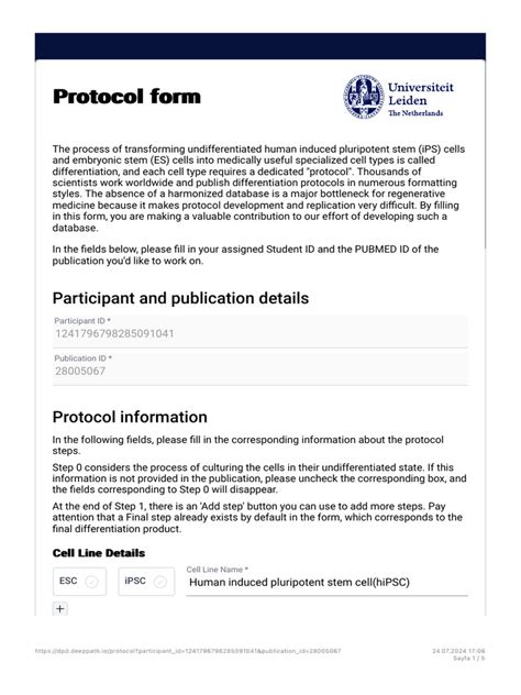 Protocol Extraction Form Pdf