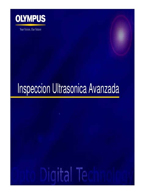 Phased Array Olympus Pdf Movimiento Física Calibración