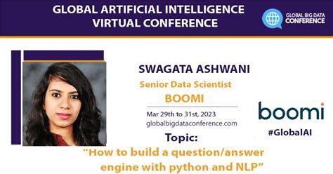 Swagata Ashwani On Linkedin Bigdata Ml Machinelearning Nlp Speaker