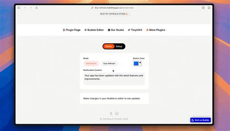 New Plugin App Refresh Notification Plugins Bubble Forum