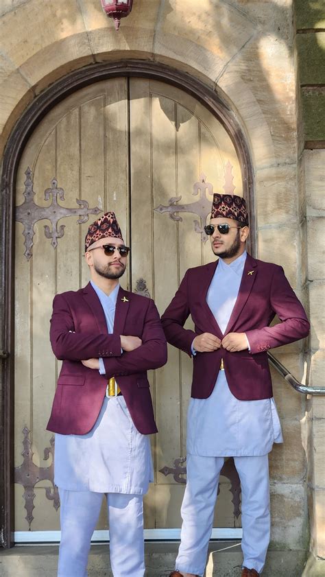 Buy Mens Traditional Nepali Daura Suruwal Set Online House Of Nepal