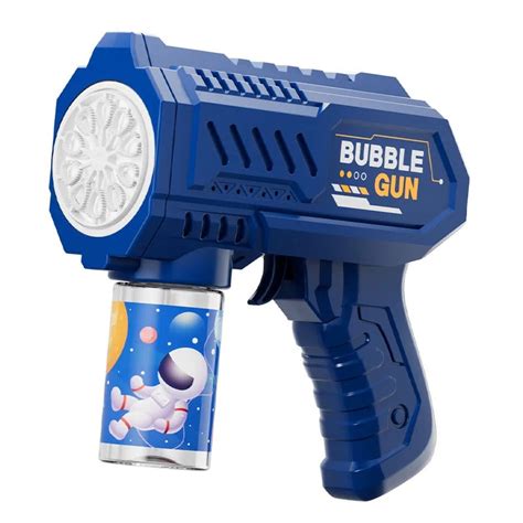 10 Hole Space Themed Bubble Blaster Machine Toy Cuddle Into Comfort
