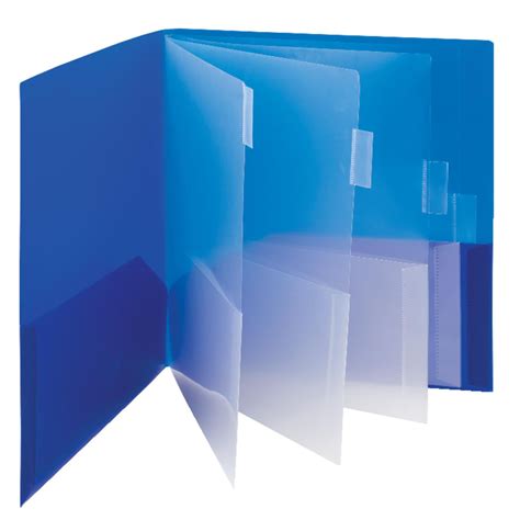 Smead Poly Subject File Folder 10 Pockets Letter Size Assorted Colors 89203