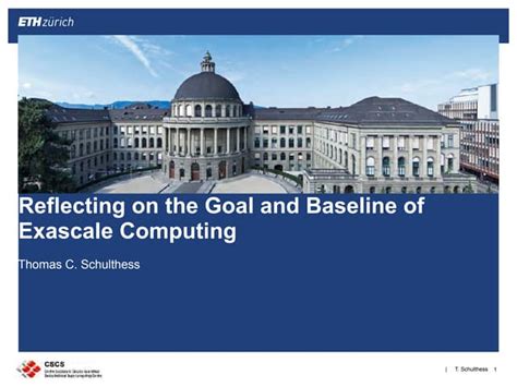Reflecting On The Goal And Baseline Of Exascale Computing Ppt