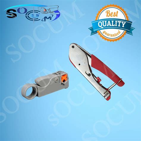 Combo Compression Tool Coax Stripper Rg59 Rg6 Connector Fitting Crimper Kit Lazada Ph