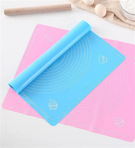 대형 식품 등급 실리콘 매트 40x50cm 주방 믹스 밀가루 매트 절연 패드 베이킹 도구롤링 핀 And 페이스트리 보드 Aliexpress