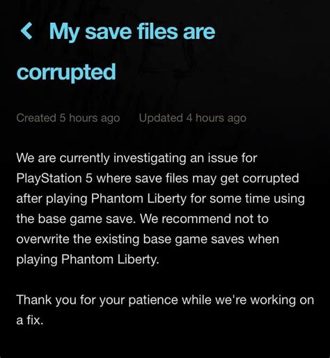 For Those Having Problems With Corrupted Files Like I Do Cdpr Is Currently Working On It This