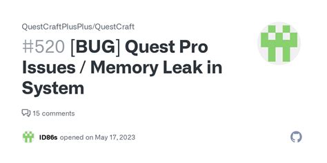 Bug Quest Pro Poor Optimization · Issue 520 · Questcraftplusplusquestcraft · Github