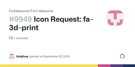 Icon Request Fa 3d Print · Issue 9949 · Fortawesomefont Awesome · Github