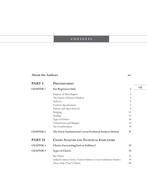 A Complete Guide To The Futures Market Technical Analysis Trading Sy