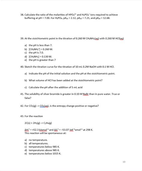 solved 38 calculate the ratio of the molarities of hpo42−