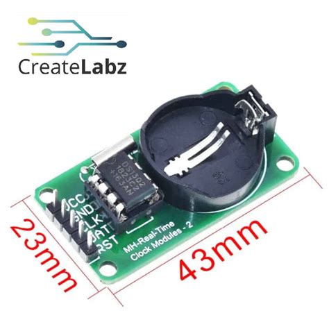 Rtc Real Time Clock Ds1302 Clock Module Createlabz Store