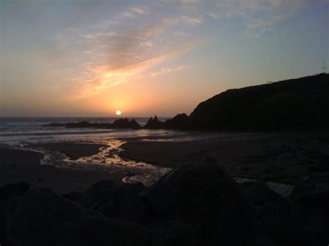 Challaborough Beach Photo Sunset On Challaborough Beach British Beaches