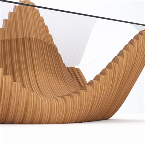 3d Model Parametric Coffee Table Turbosquid 2223369