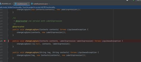 Java Liquibase Changelogsync With Spring Boot Stack Overflow
