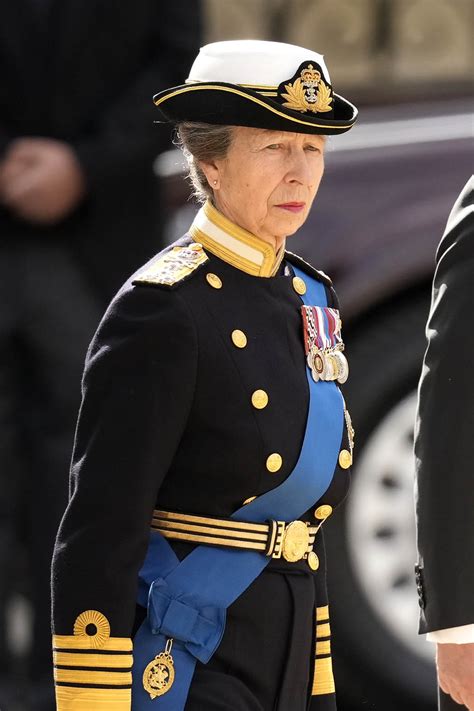 Princess Anne Suits Up In Royal Military Uniform For Queen Elizabeth Footwear News