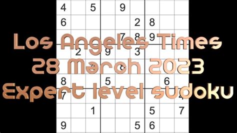 Sudoku Online La Times At Angela Hagberg Blog