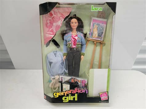 Lara Generation Girl Barbie Doll As Artist 20968 Nrfb 1998 Mib 4553380438