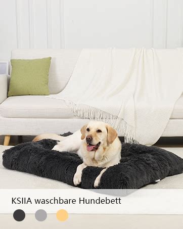 Ksiia Orthopädisches Hundebett Für Große Hunde Xxl Waschbar