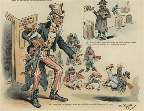 Imperialism Political Cartoon Uncle Sam