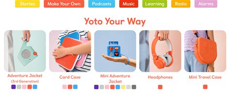Yoto Make Your Own Cards 5 Blank Audio Cards For Use With