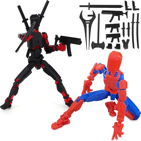 Mixmart Spide Titan 13 Action Figure Lucky Robo 13 Action Figure T13 Action Figure 3d Printed