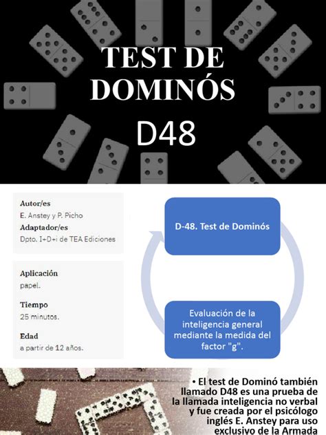 Test De Dominós Descargar Gratis Pdf Inteligencia Ciencia Cognitiva