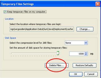 How To Clear Java Cache NSU Computing Help Desk