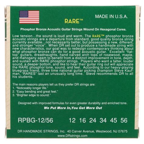 Dr Strings Rare Acoustic Rpbg 12 56 Thomann France