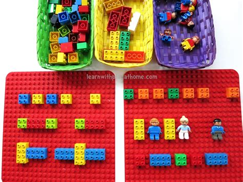 Learn With Play At Home Learning Patterns With Lego