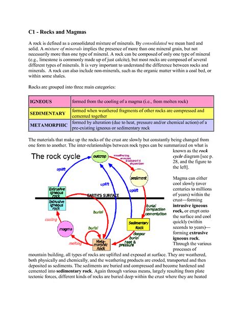 Cementation Geology