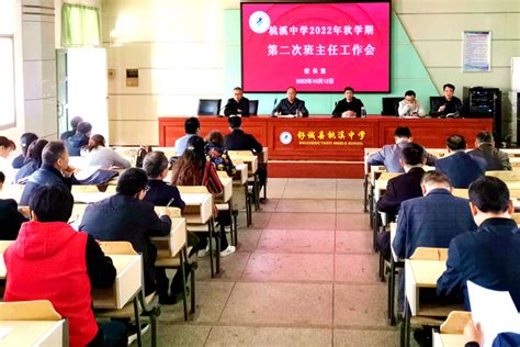 桃溪中学召开班主任工作会议舒城县人民政府