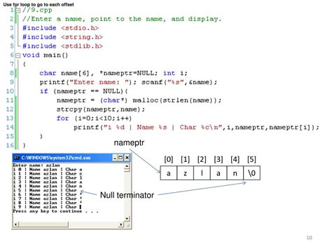 Ppt Pointer Malloc And Realloc Powerpoint Presentation Free