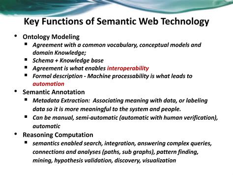 Semantic Web Technology Ppt