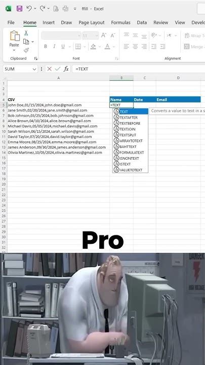 text split excel trending trendingreels ai excelfunction newexcel youtube
