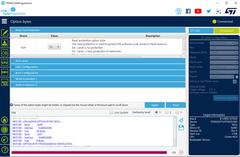 Question About Stm32u5 S Rdp And Tz Stmicroelectronics Community