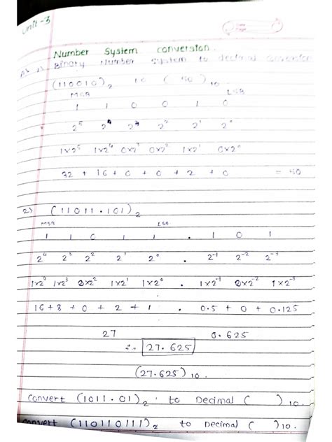 Number System Examples Pdf