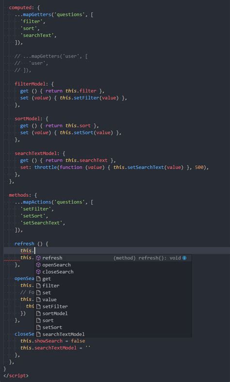 Vetur Intellisense Slow And Incomplete If Project Has Jsconfig · Issue 547 · Vuejsvetur · Github