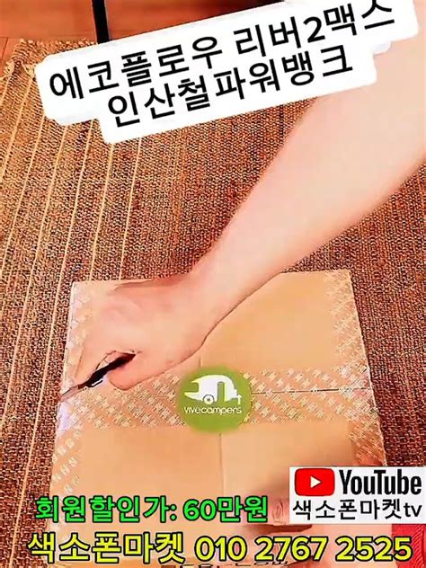 야외활동에 전기걱정 없는 인산철파워뱅크 인산철파워뱅크 파워뱅크 캠핑용파워뱅크 버스킹용파워뱅크 농막전기 야외전기 에코플로우 리버2맥스 색소폰마켓 Youtube