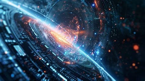 A Futuristic Spacecraft Powered By 6g Quantum Computing In A Distant Galaxy Demonstrating The