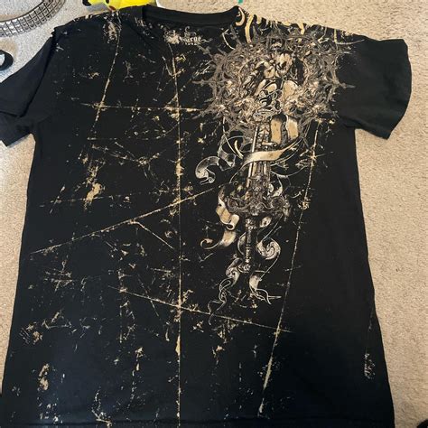 Super Rare Affliction Like Shirt Depop