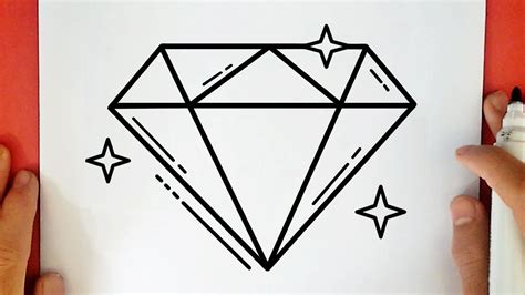 HOW TO DRAW A DIAMOND YouTube